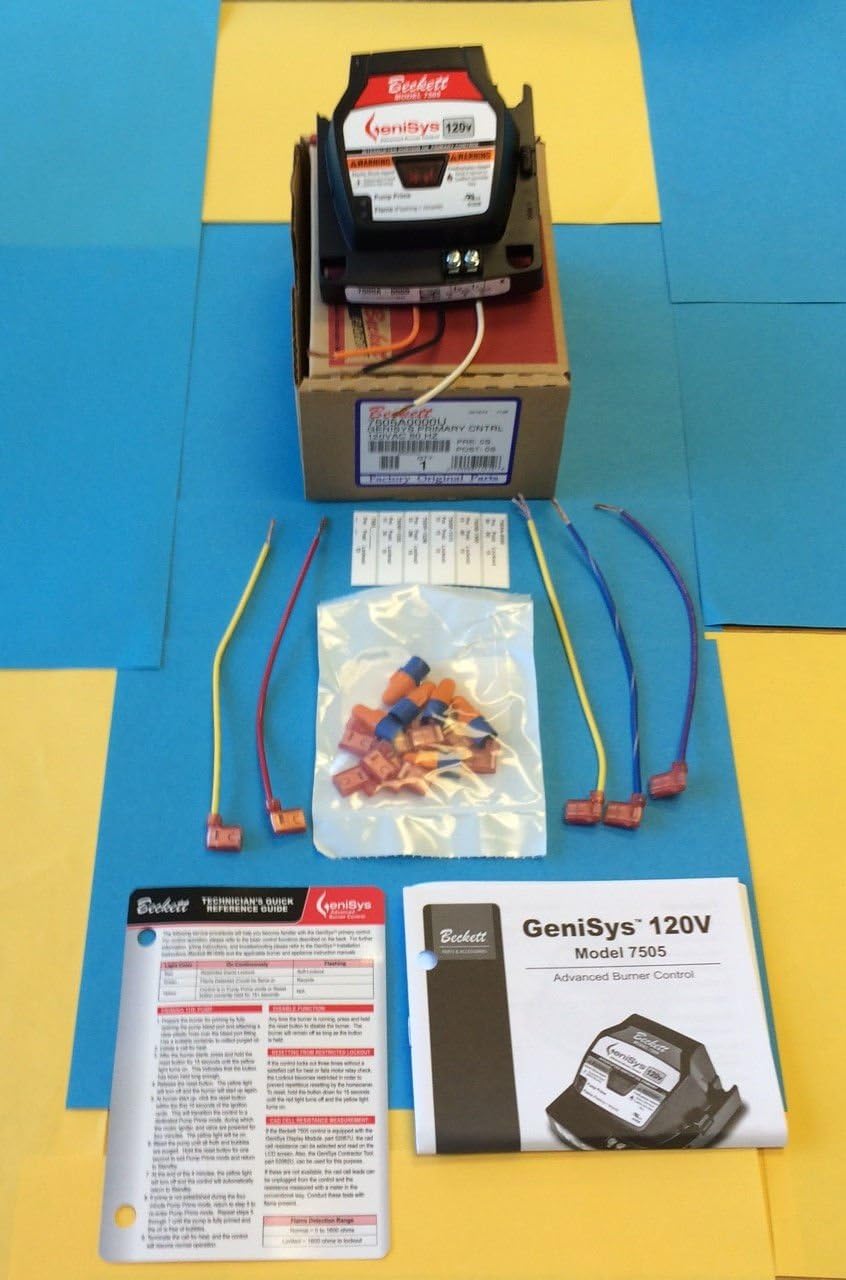 Amazon.com : Beckett 7505A0000U 7505A Genisys Primary Control 120V Oil ...