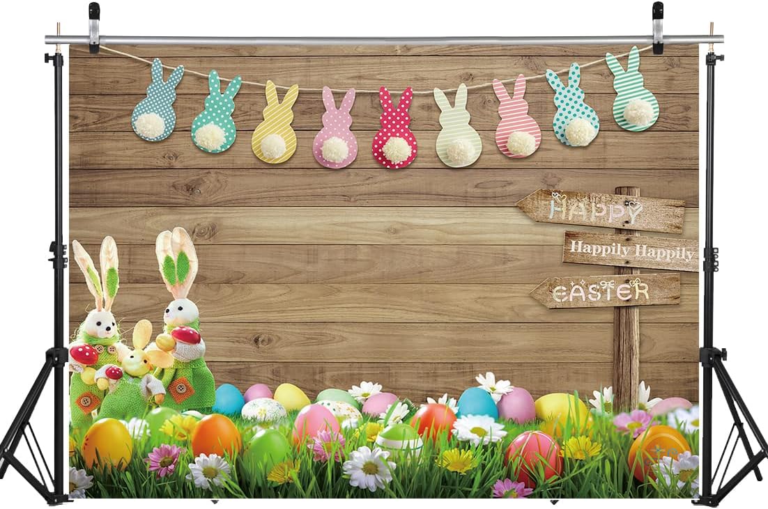 Amazon.com : Easter Peeps Photo Backdrop for Photography Happy Easter ...