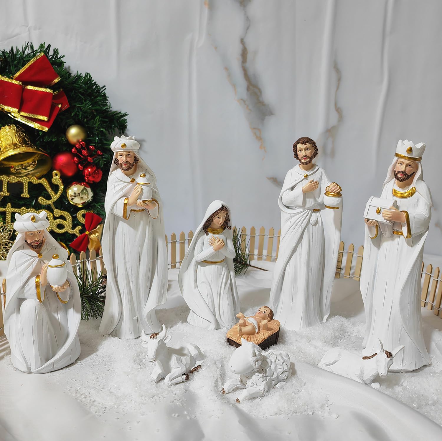 Snapklik.com : Nativity Sets For Christmas Indoor, The Real Life ...