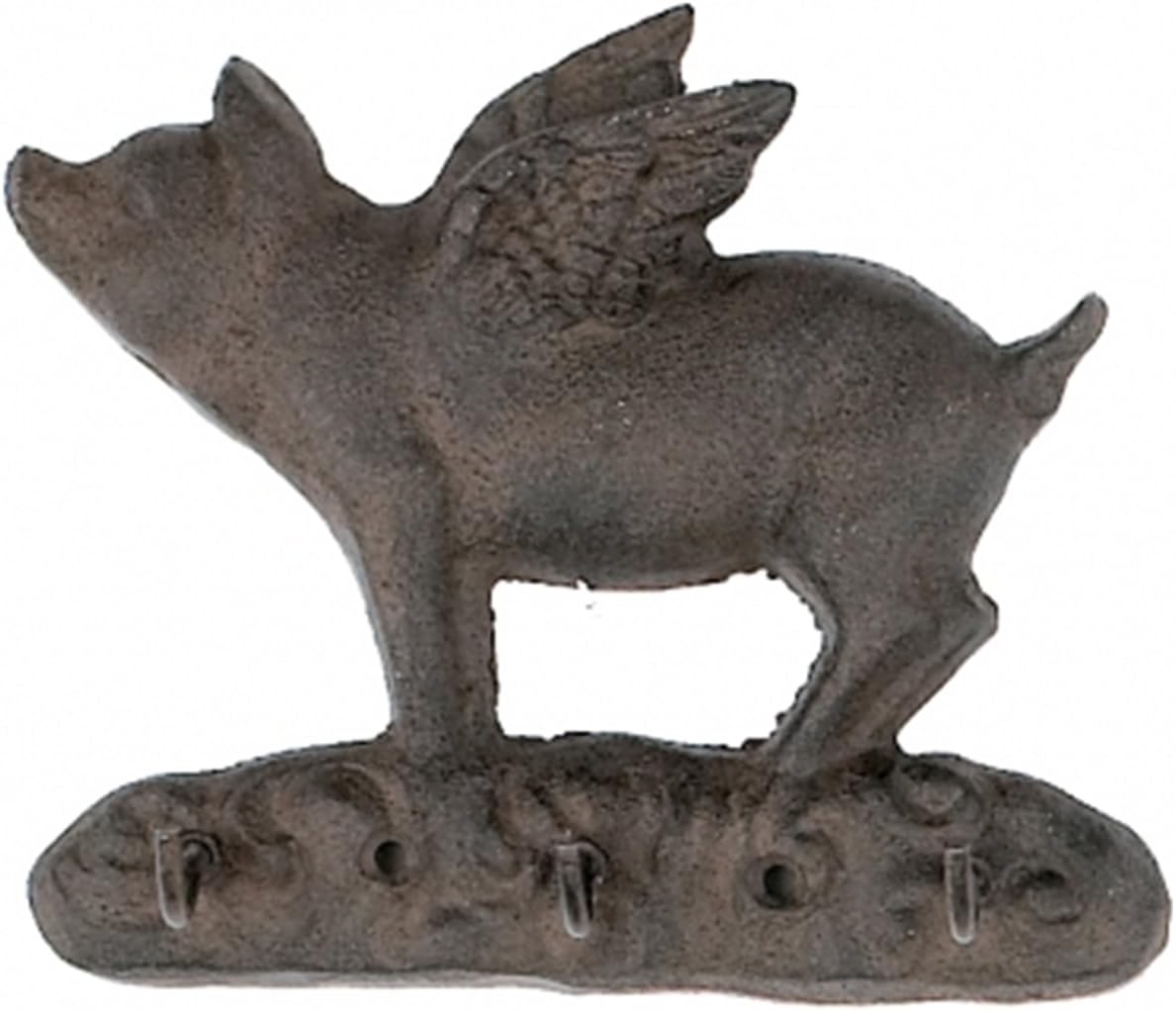 Amazon.com: 1 X Iron Angel Pig Key Rack ~ Flying Pig Key Holder : Home ...