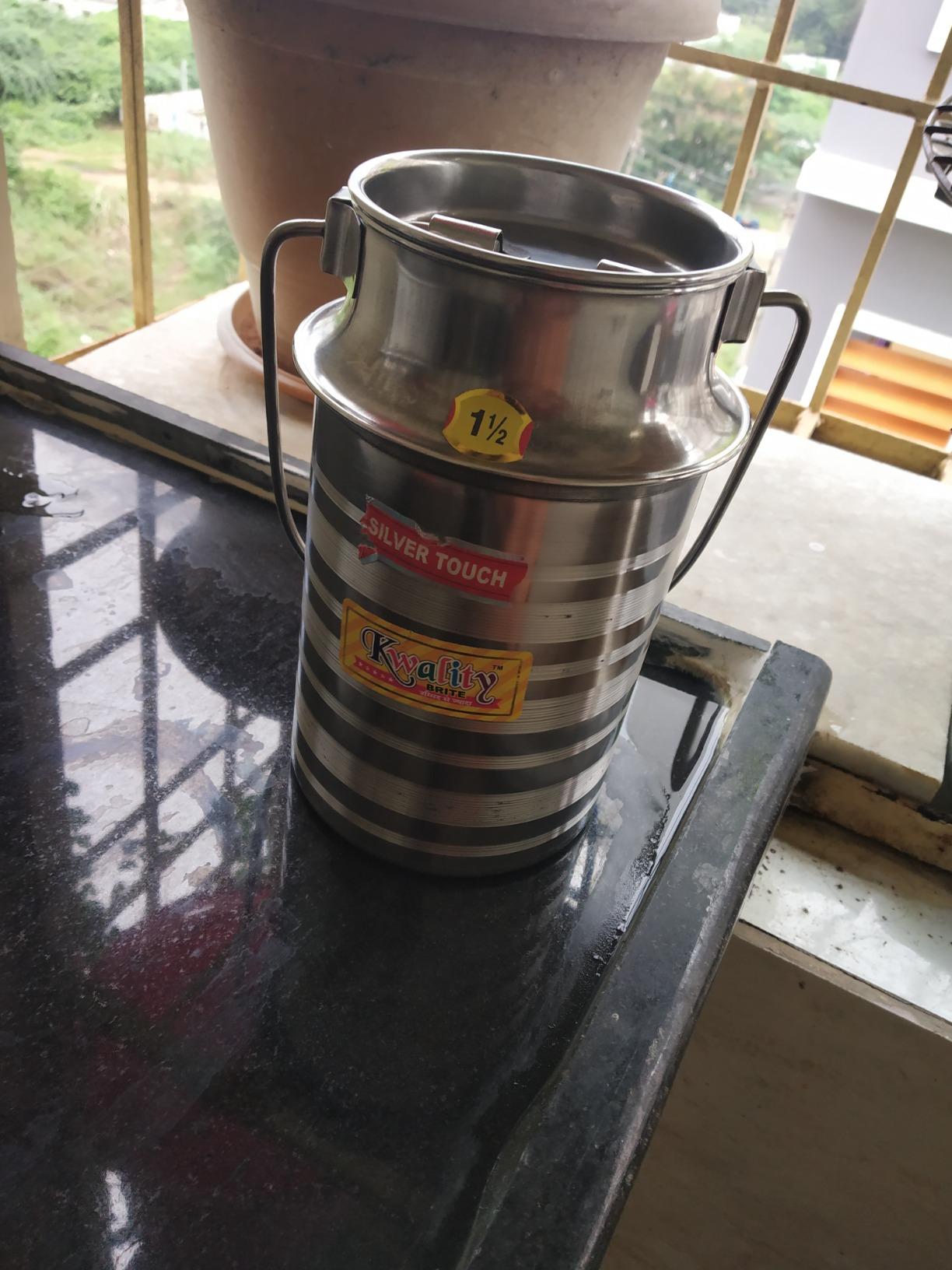 Buy KTC Plus Stainless Steel Oil can/Oil Container/Milk Pot Milk Barni ...