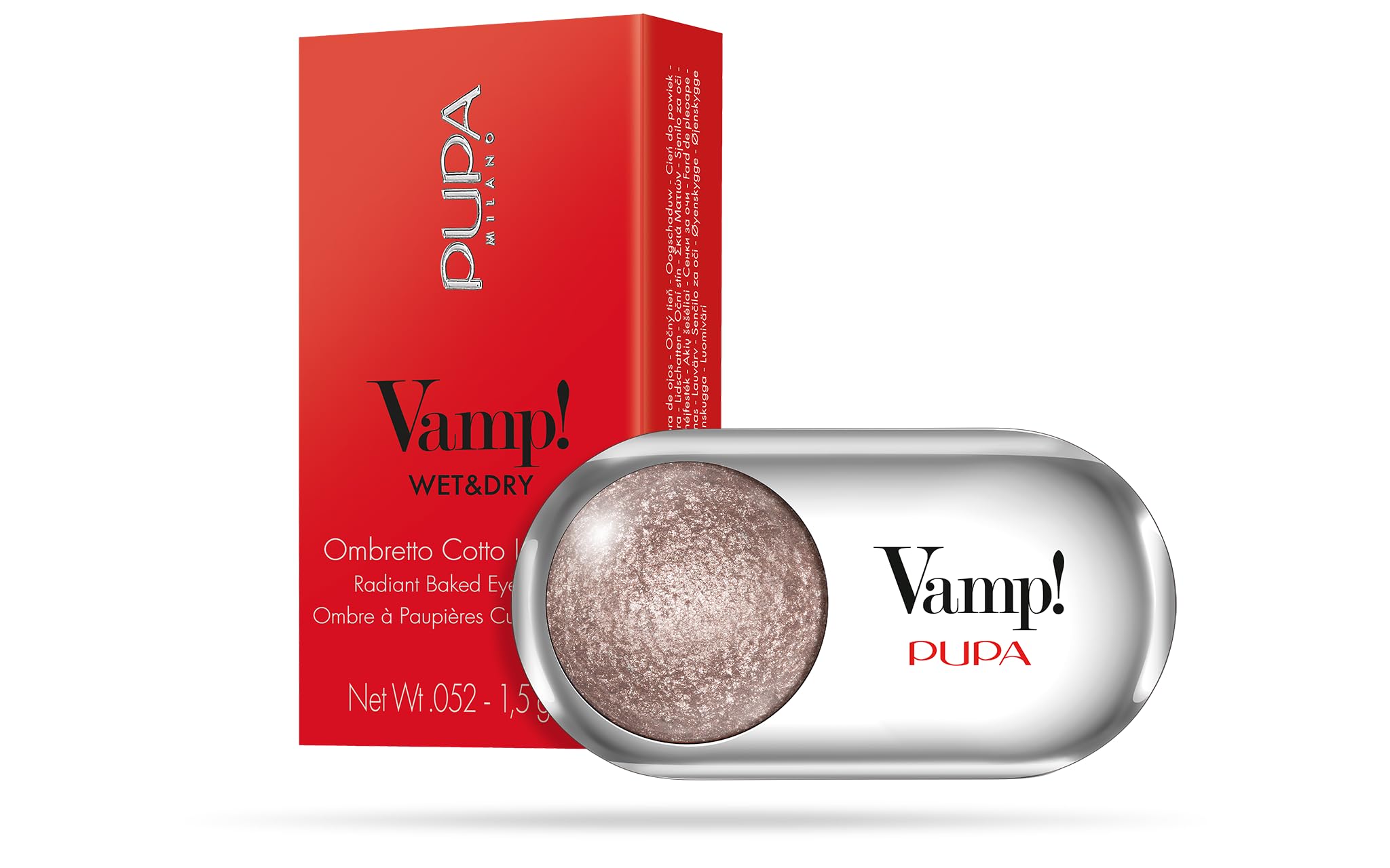 Amazon.com : Pupa Milano Vamp! Wet and Dry Baked Eyeshadow - 404 Cold ...