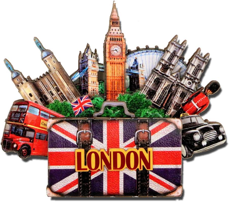 Amazon.com: London Magnet 4 Inch 3D Big Ben Magnet and London Landmarks ...