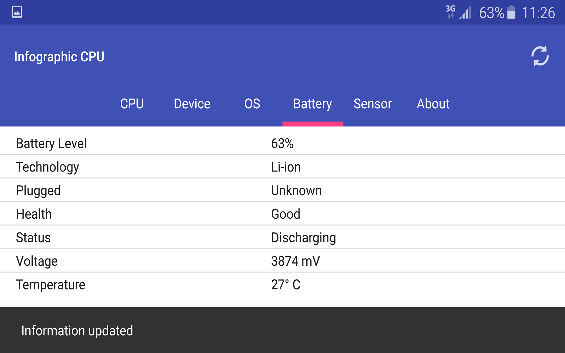 Infographic CPU : HW/SW Info - App on Amazon Appstore