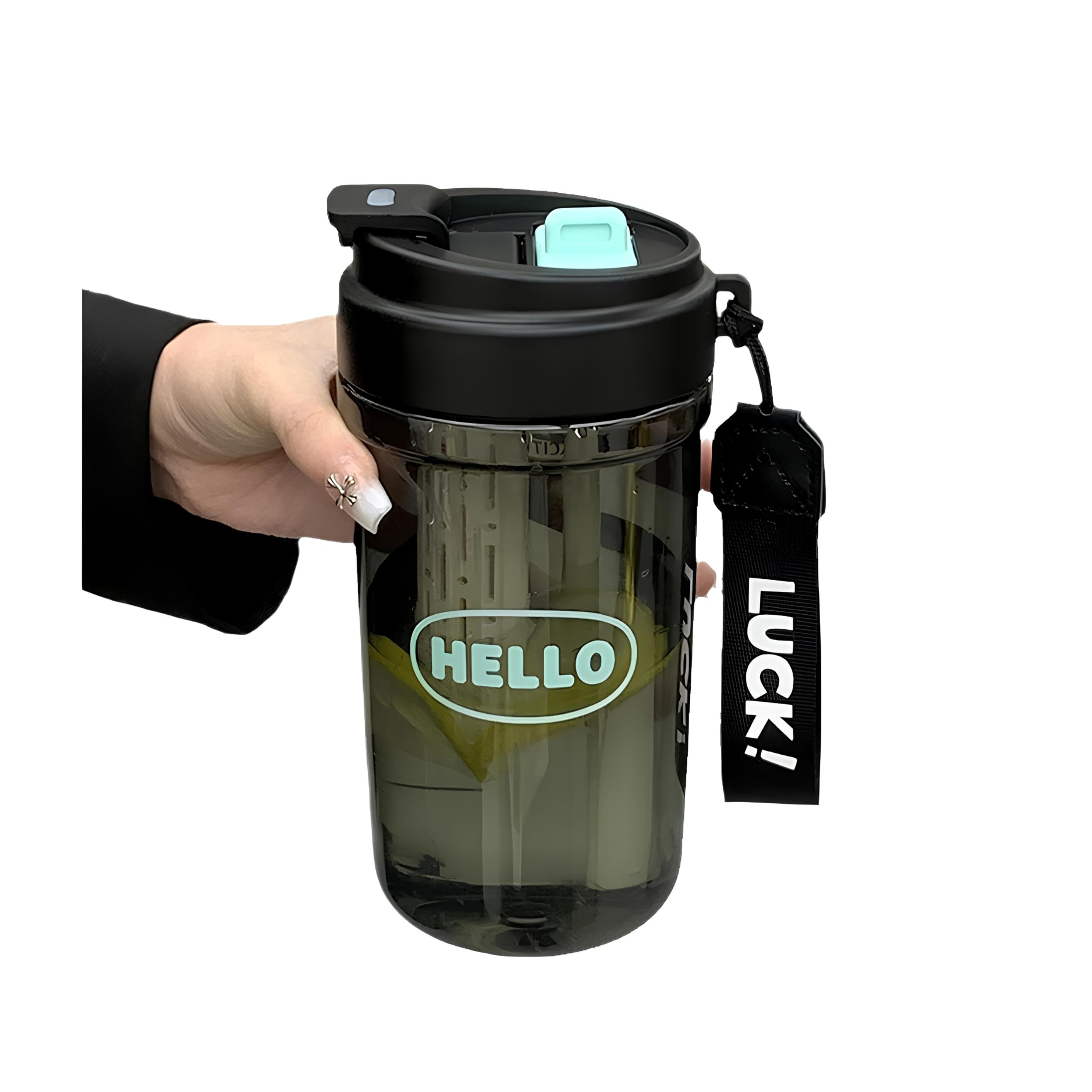 THE VENTI SHOTAY COOL Unbreakable Water Bottle with Sipper BPA Free ...