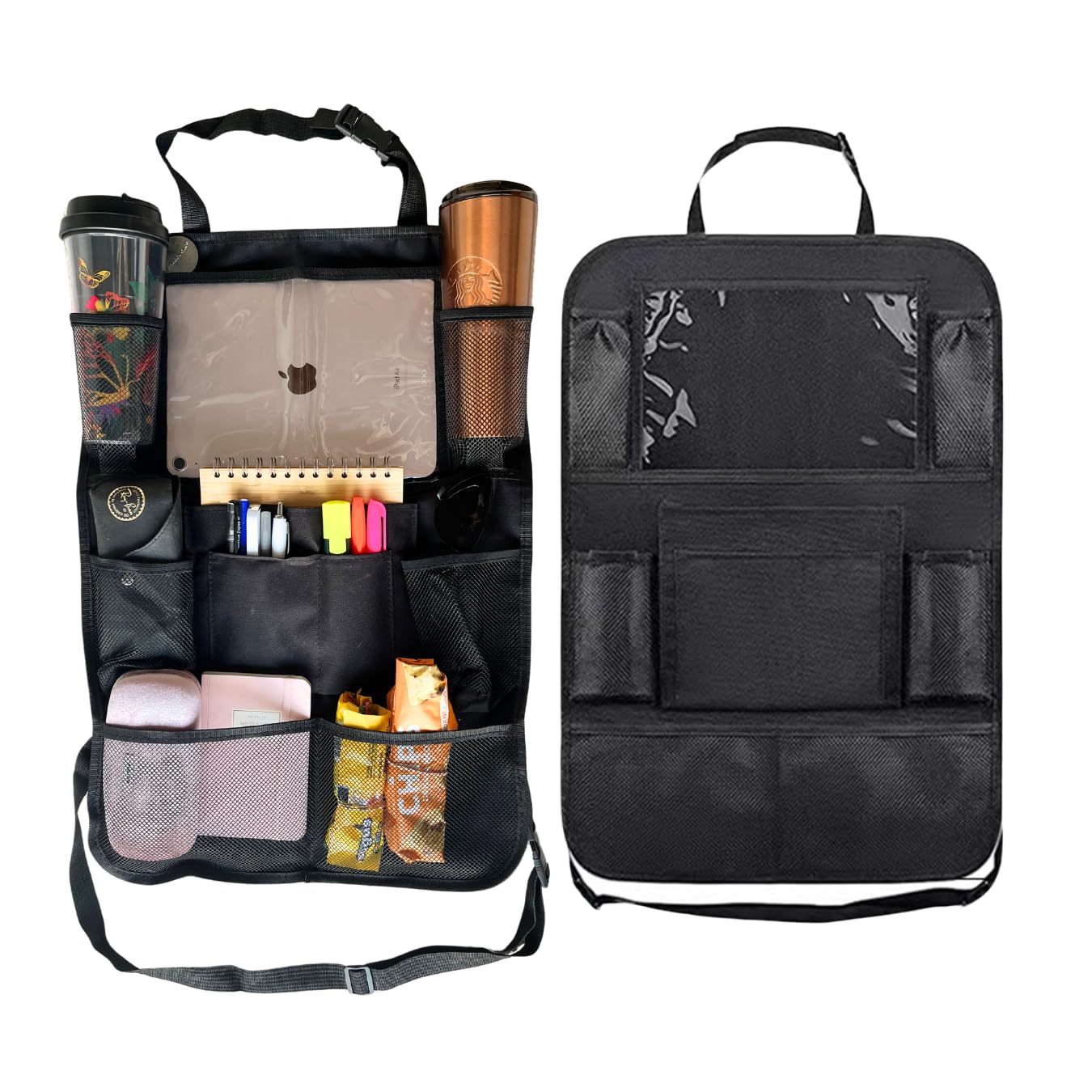 Amazon.com: Bella Romani Car Seat Organizer | Back Seat Organizers | Car Storage | Seat Back ...