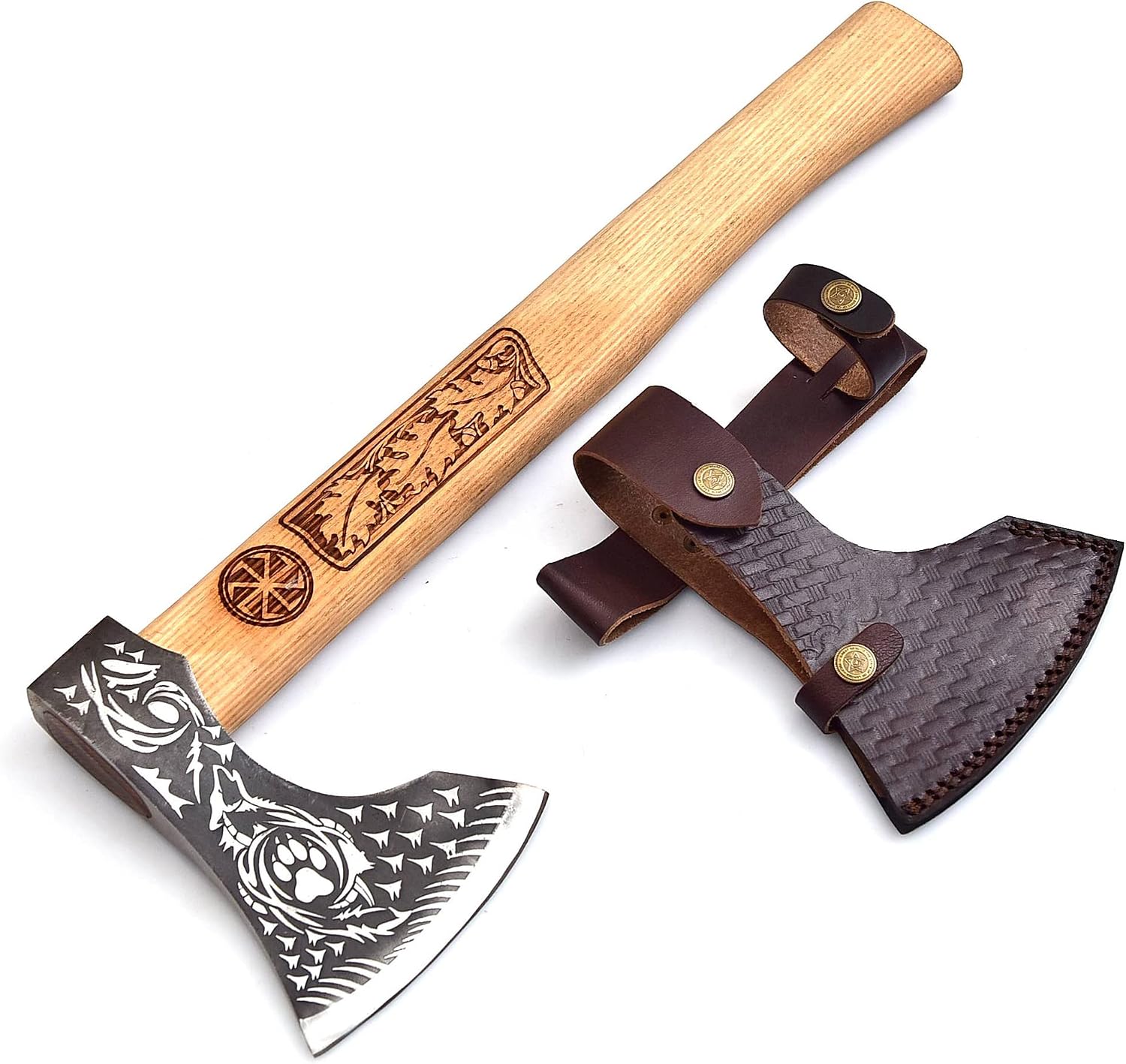 Amazon.com : Custom Handmade Carbon Steel Axe-Viking Axe-Throwing Axe ...