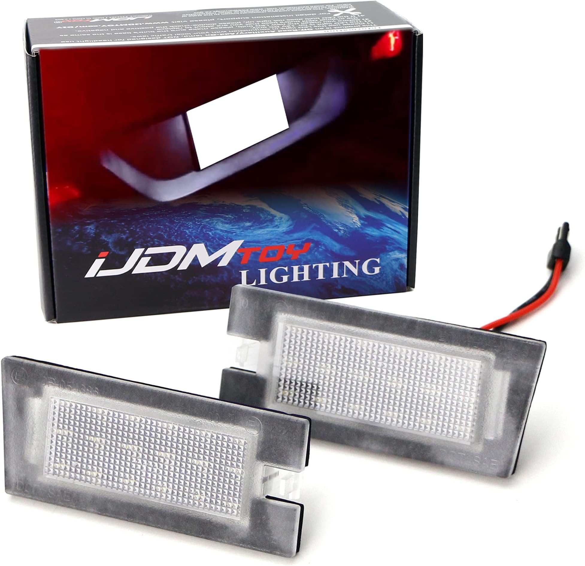 Amazon.com: iJDMTOY OEM-Fit 3W Full LED License Plate Light Kit ...