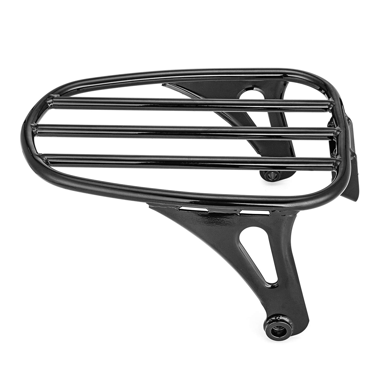 WeiSen Glossy Black Solo Luggage Rack Compatible with 2018-UP Harley ...
