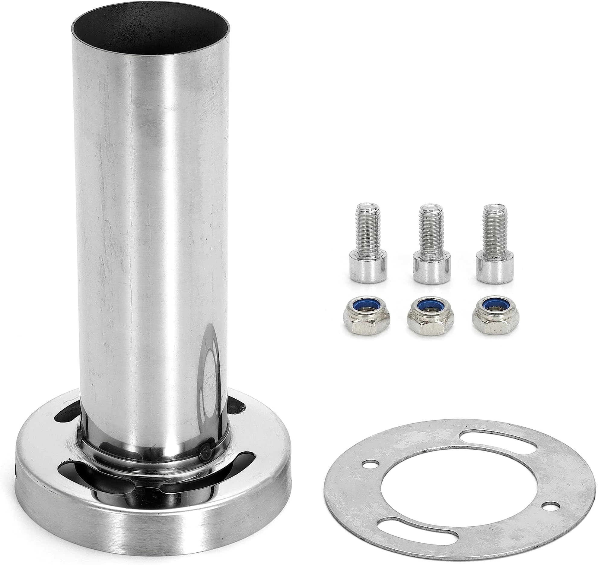 Amazon.com: 4" Round Tip Silencer Exhaust Muffler for 4 inch Tip ...