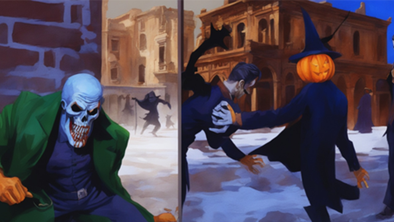 Halloween Gangsters Robbery Grand Theft Heist Fight Simulator 3D: Crime ...