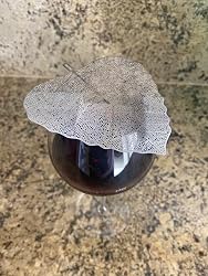 Amazon.com | Zyeco Ventilated stainless steel wine glass Covers to keep ...