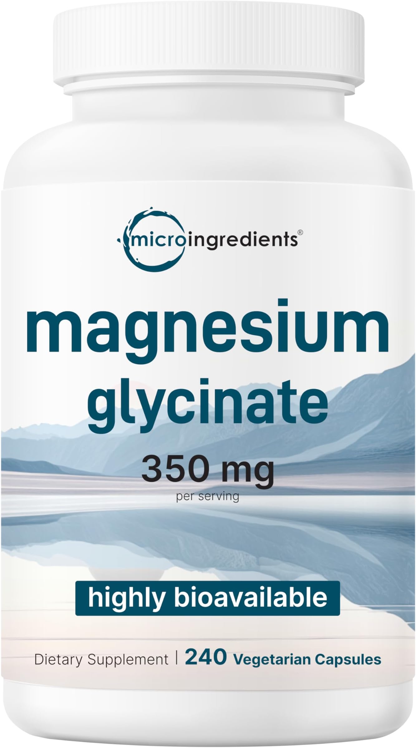 Amazon.com: Micro Ingredients Magnesium Glycinate 350mg Per Serving ...