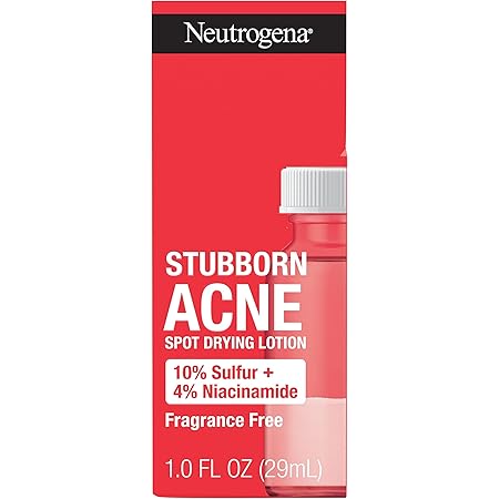 Amazon.com: Neutrogena Stubborn Acne AM Face Treatment with Benzoyl ...