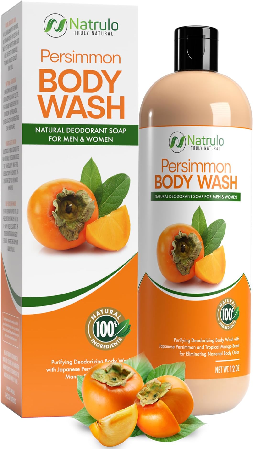 Amazon.com : Healov Persimmon Body Wash for Body Odor Control ...