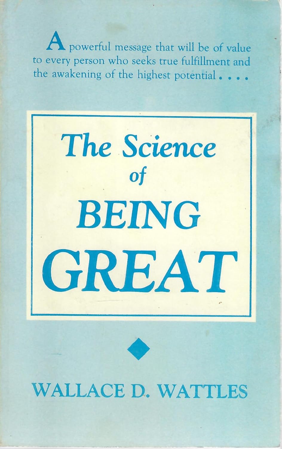 Science of Being Great: 9780932298287: Amazon.com: Books