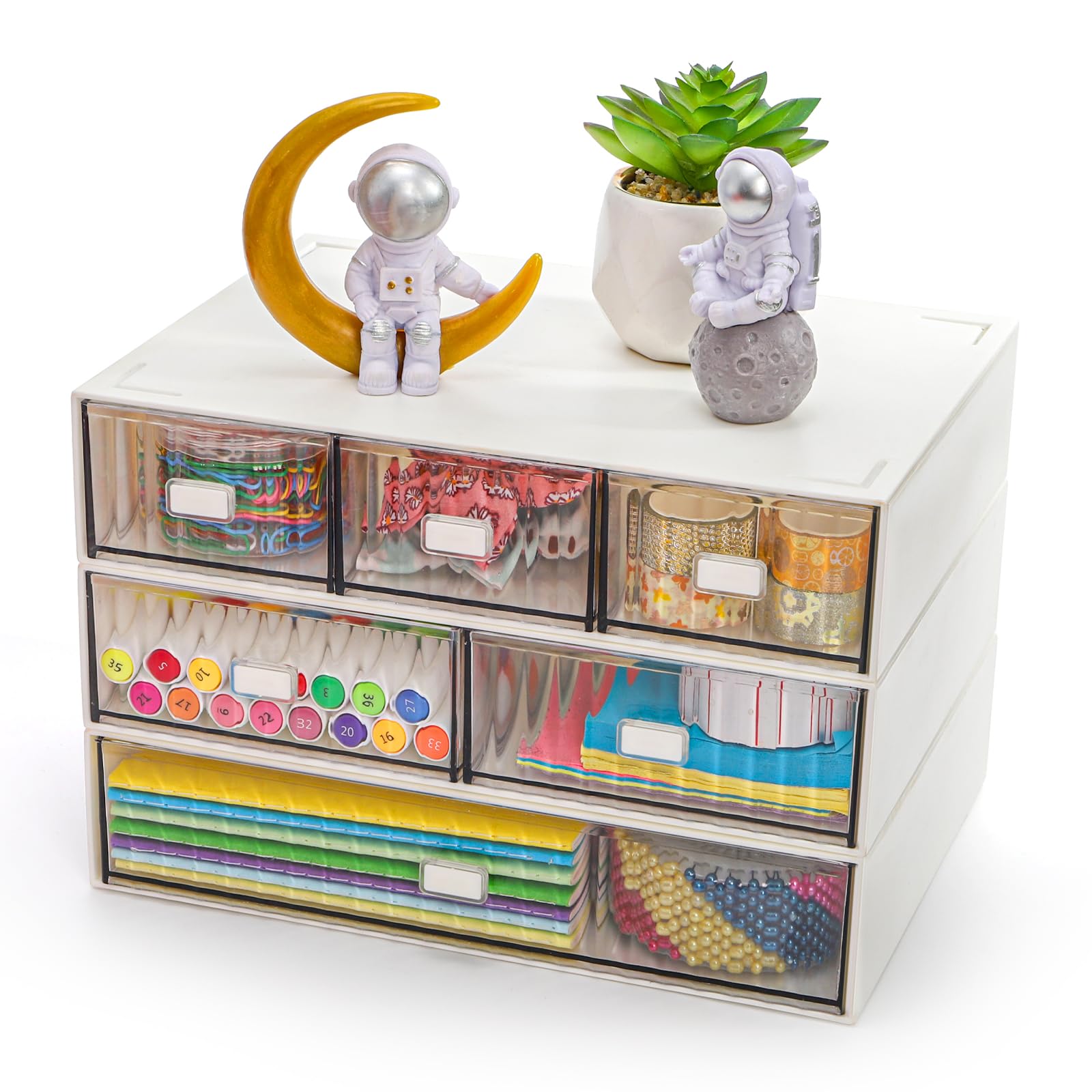 Mini Plastic Drawers Middle Plastic Desktop Organizer With 20 Drawers ...