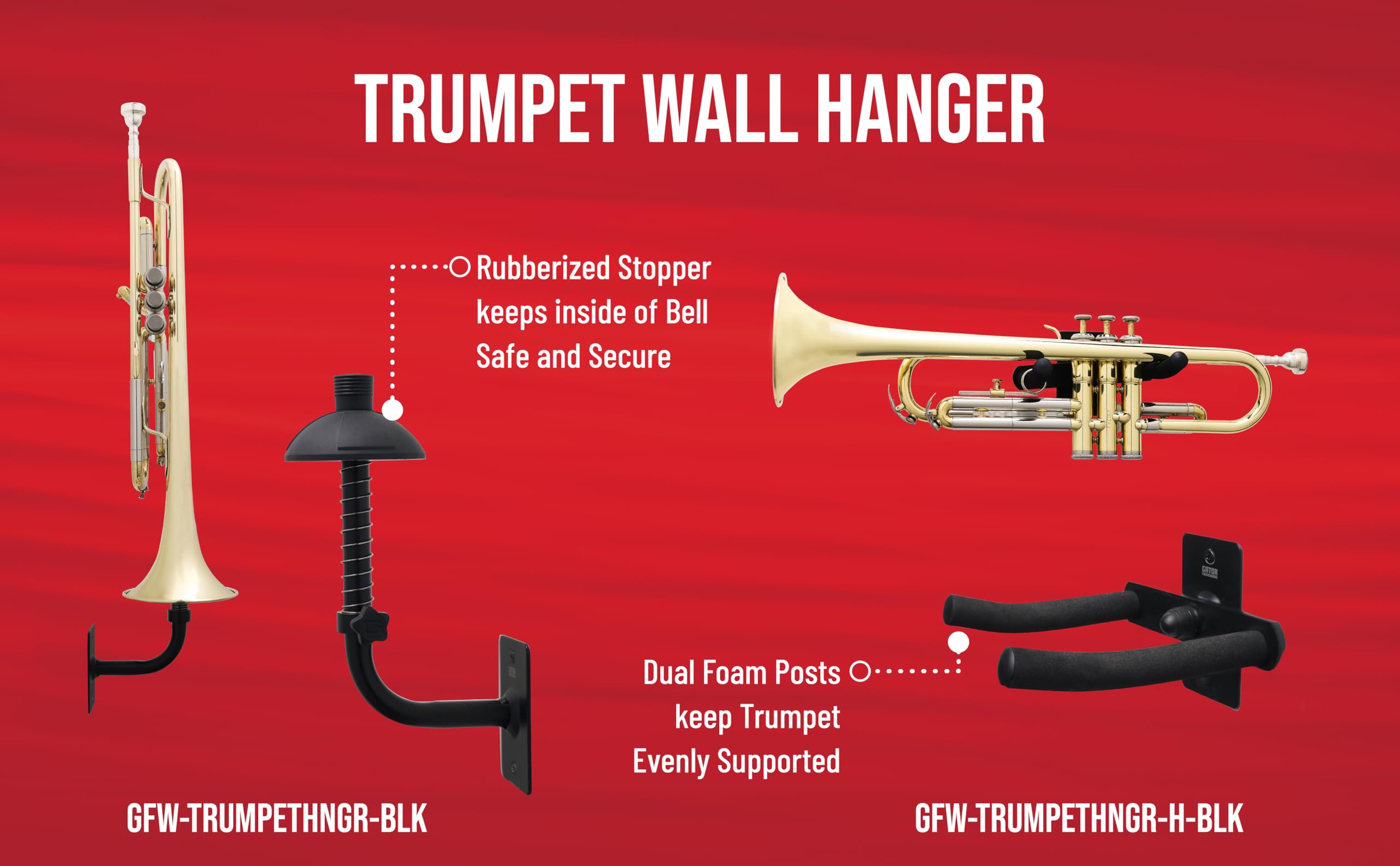 Snapklik.com : Gator Frameworks Recital Series Horizontal Wall Hanger ...