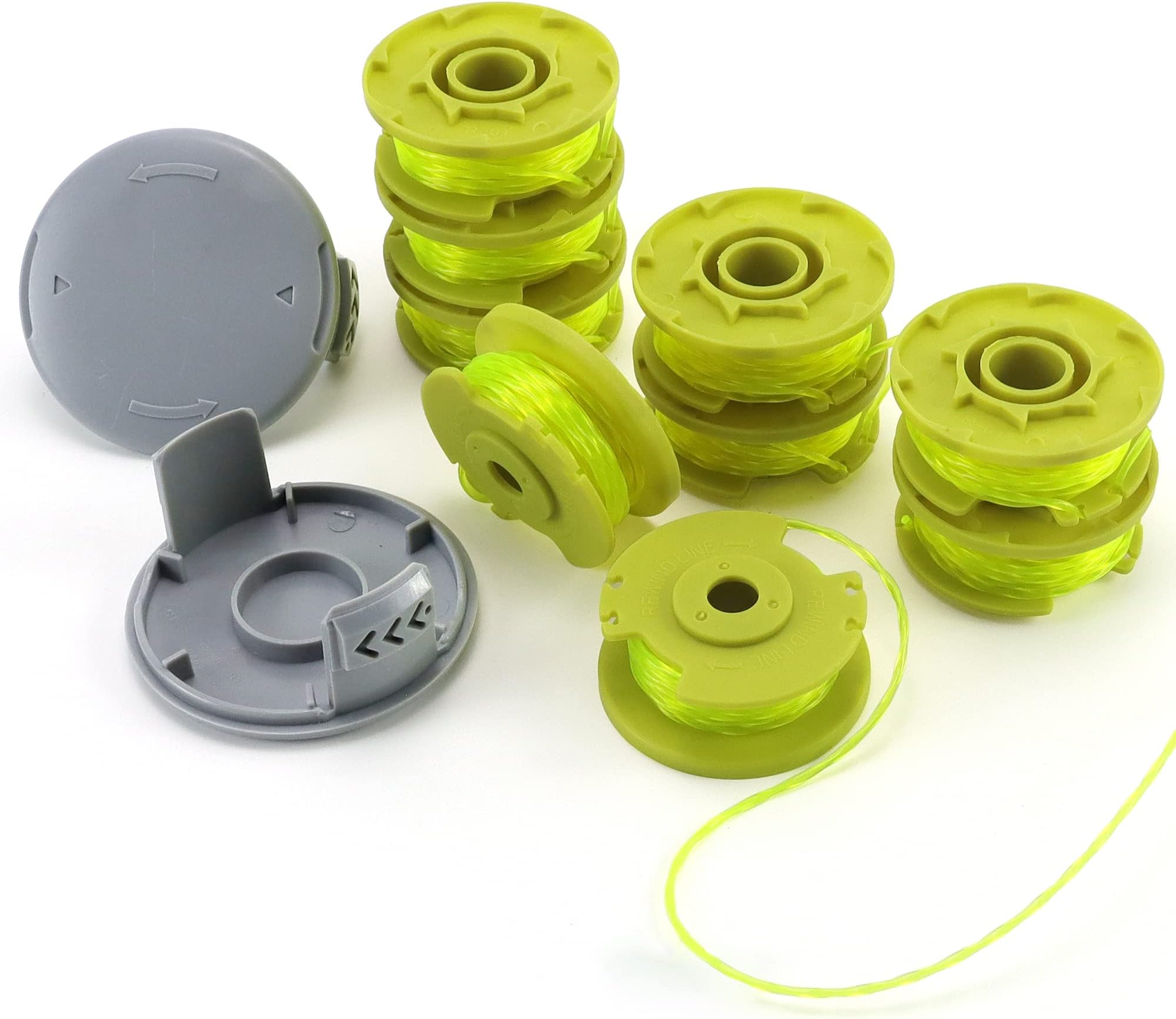 Amazon.com : 0.080" Replacement Spool fit for Ryobi 18v, 24v, and 40v ...
