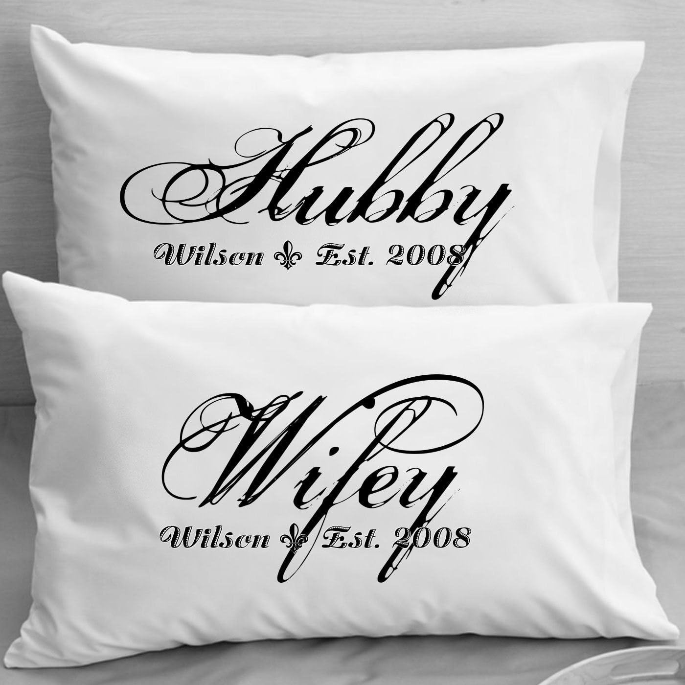 Amazon.com: Custom-PillowCases-by-StockingFactory White Standard Size ...