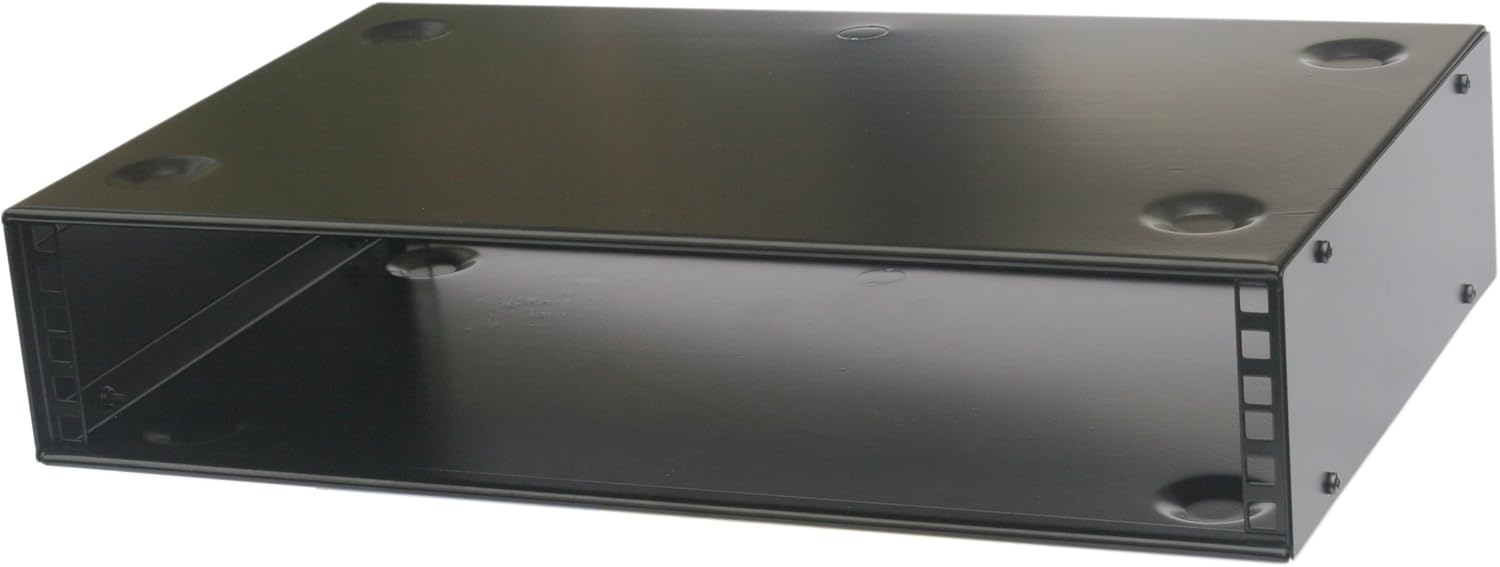 AllMetalParts 2U 19" Stackable Data Cabinet 300mm Deep [PC] : Amazon.co ...