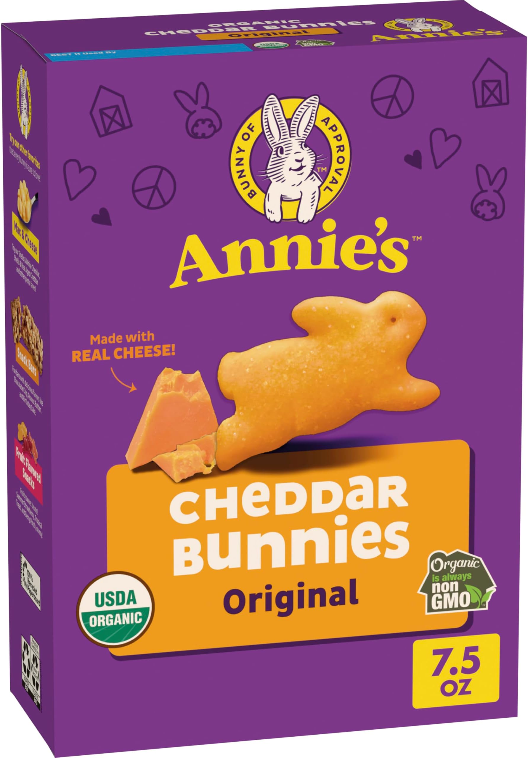 Amazon.com: Annie's Homegrown Organic Variety Pack, Cheddar Bunnies and ...