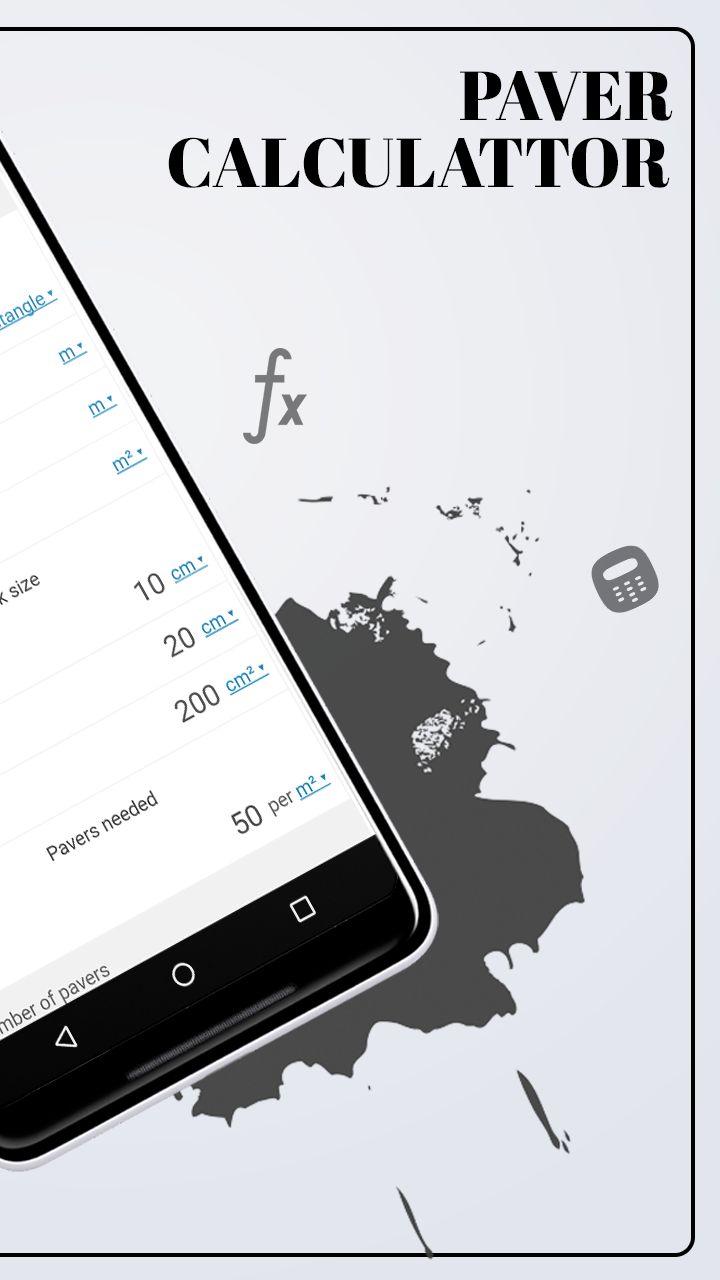 Paver Calculator - App on Amazon Appstore