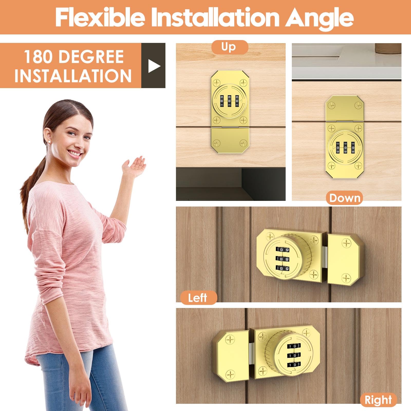 Snapklik.com : Mixizigoz 3-Digit Password Cabinet-Combination-Locks For ...