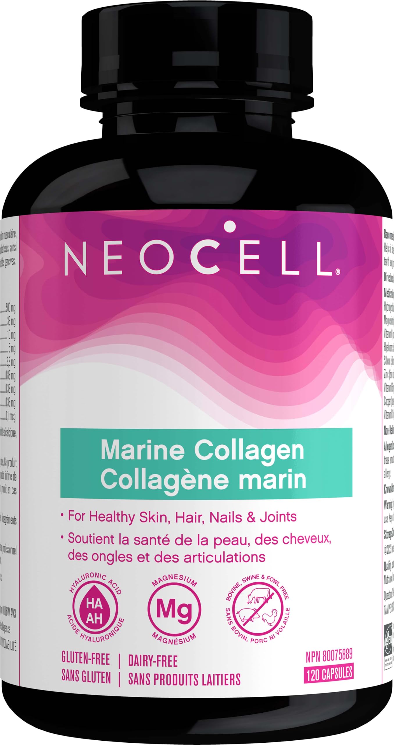 Neocell Marine Collagen, Collagen Capsules, Type 1 & 3 Hydrolyzed ...