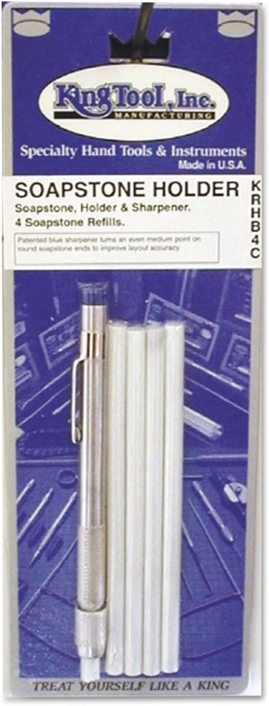 Amazon.com: King Tool KRHB4C Round Soapstone with Holder and 4 ...