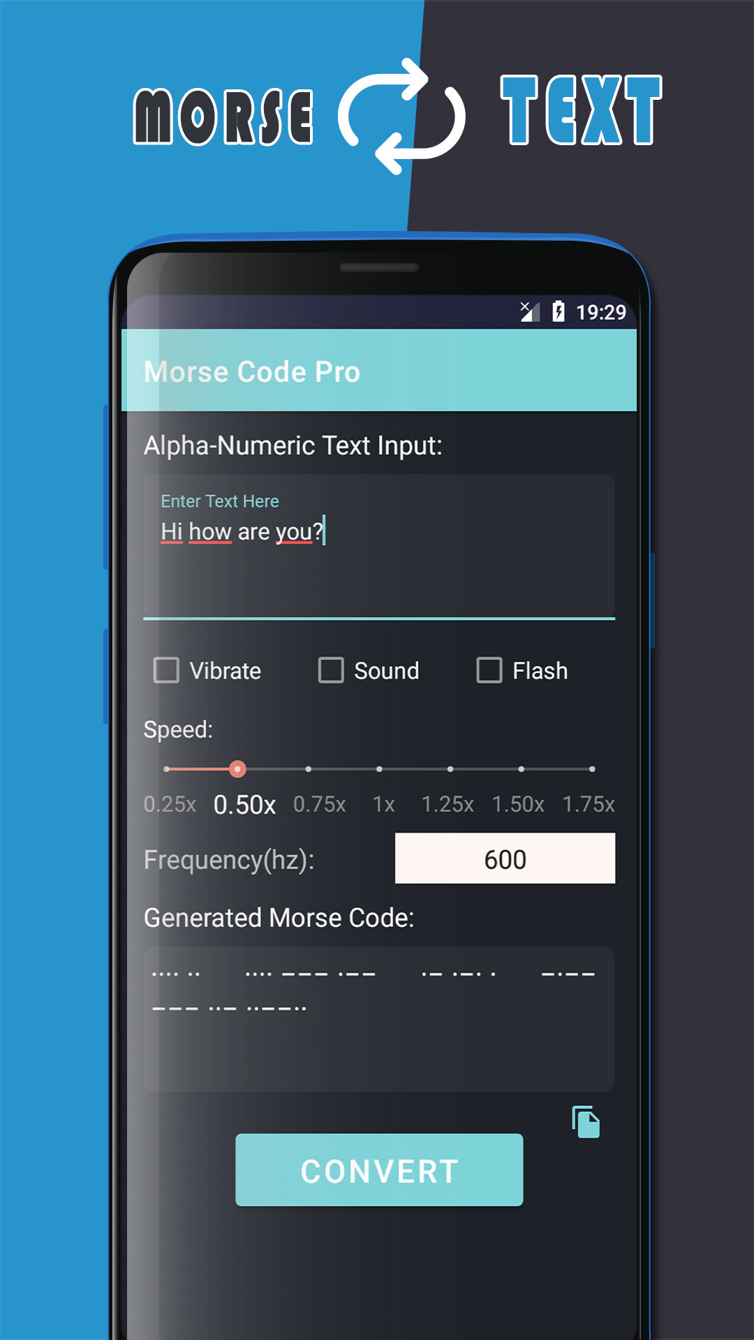 Morse Code Pro : Universal Morse Code Converter - App on Amazon Appstore