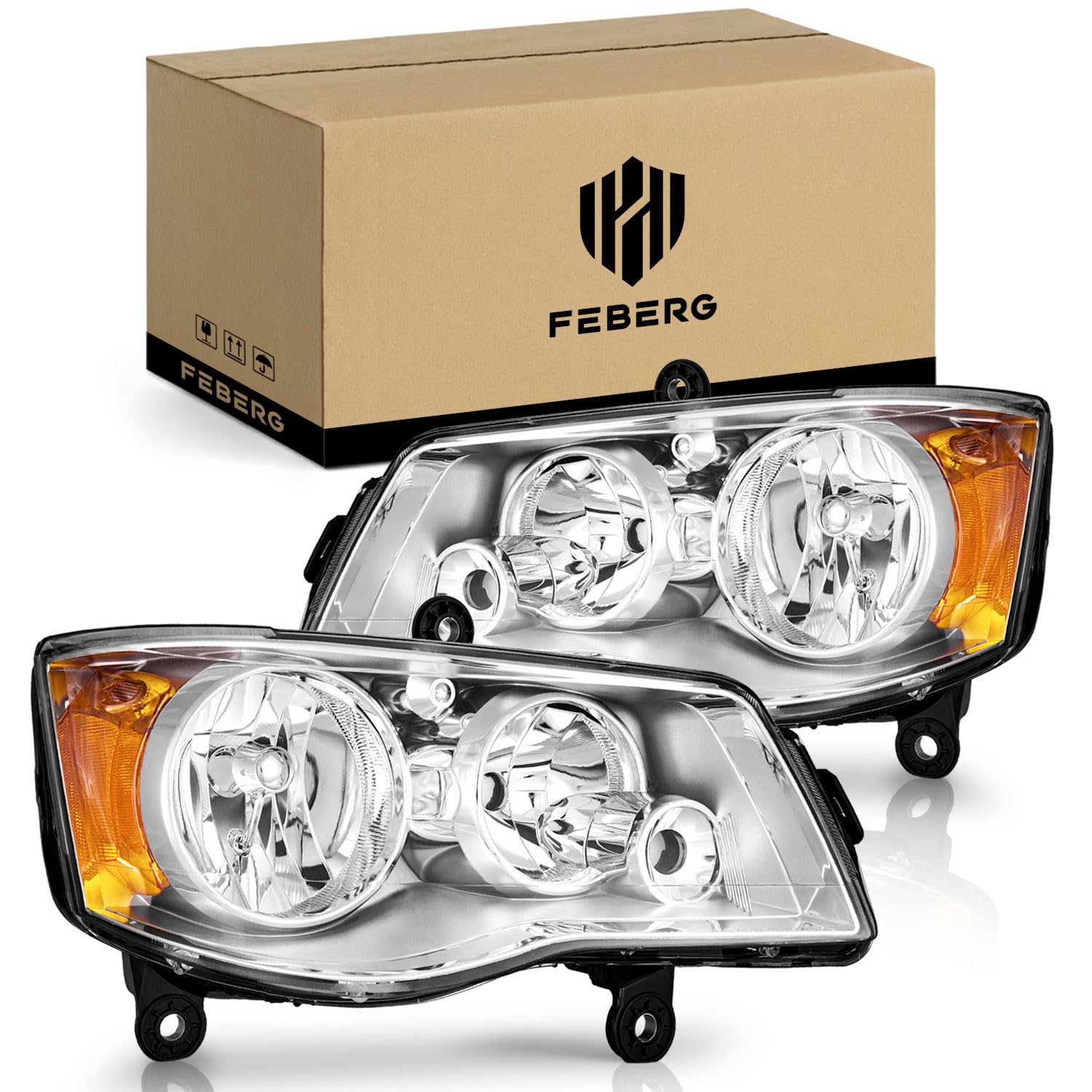 Amazon.com: FEBERG [OE Style Anti-Yellowing for 2011-2020 Dodge Grand ...