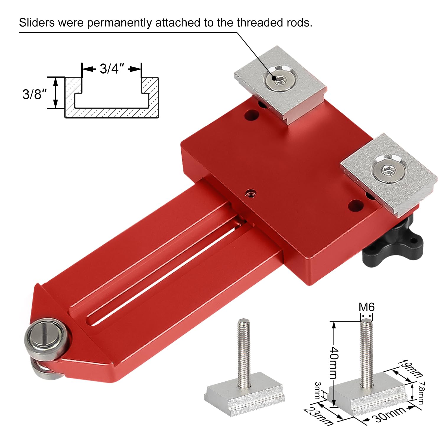 Snapklik.com : Extended Thin Rip Jig Table Saw Jig Guide For Repeat ...