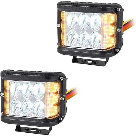 Amazon.com: WOWTOU Sync Flashing Amber White Emergency Strobe Light for ...