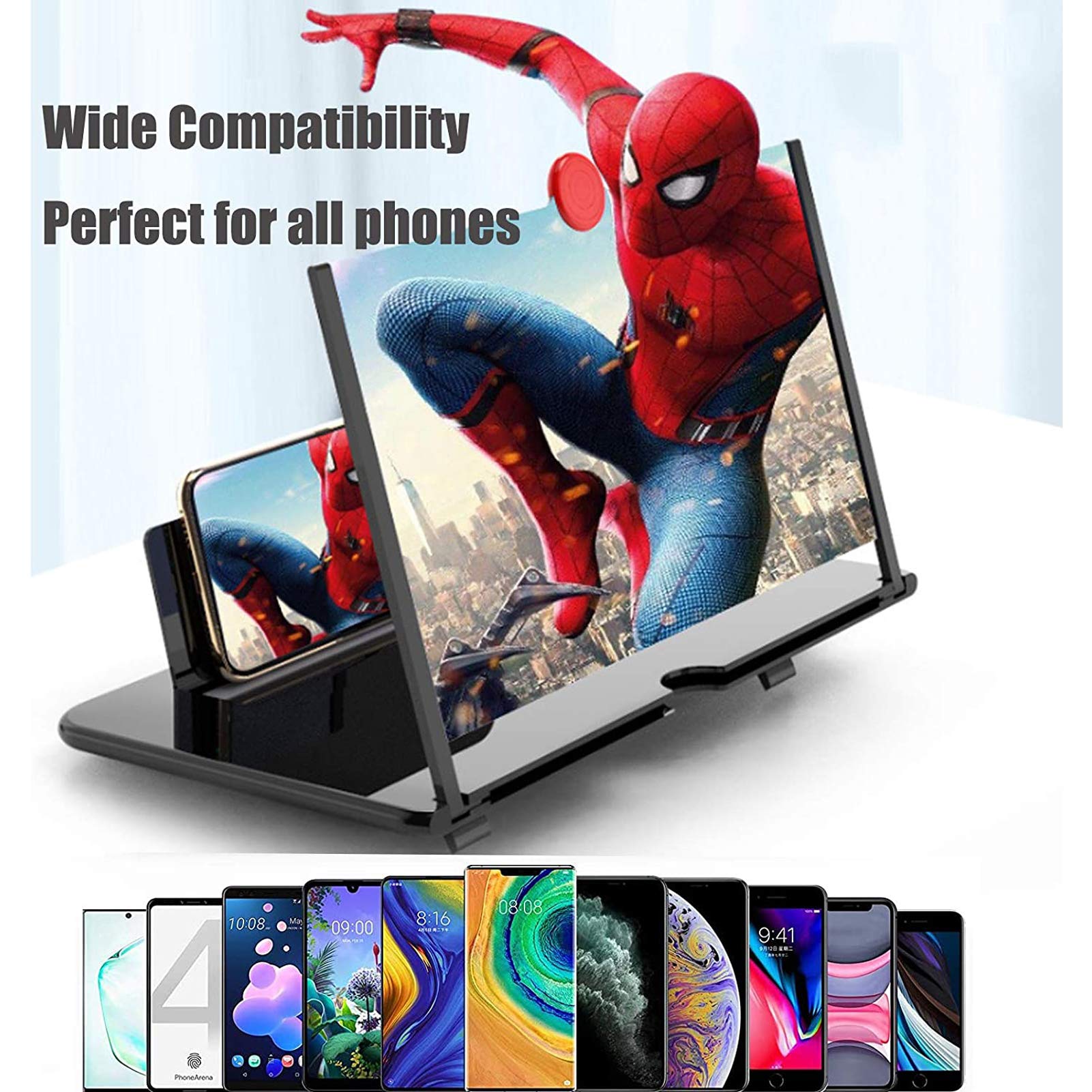 12" Screen Magnifier - 3D HD Cell Phone Magnifing Screen Enlarger ...