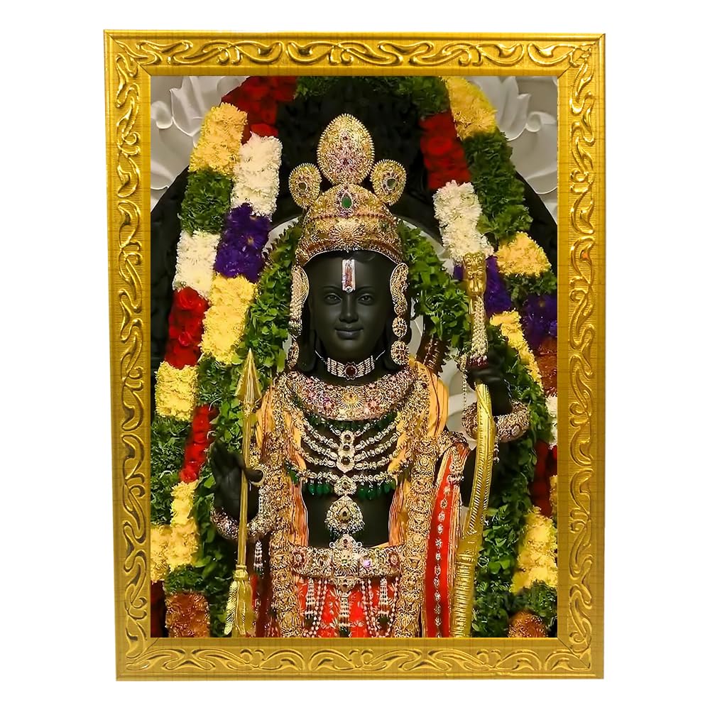 SANVIK CREATIONS Lord Shree Ram Photo Frame - Small and Large Gold ...