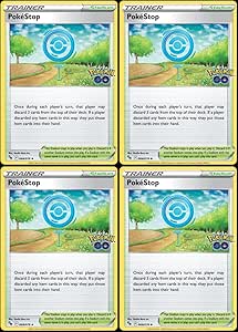 Pokestop 068/078 - Pokemon Go - Trainer Card Lot - Playset Set x4 ...
