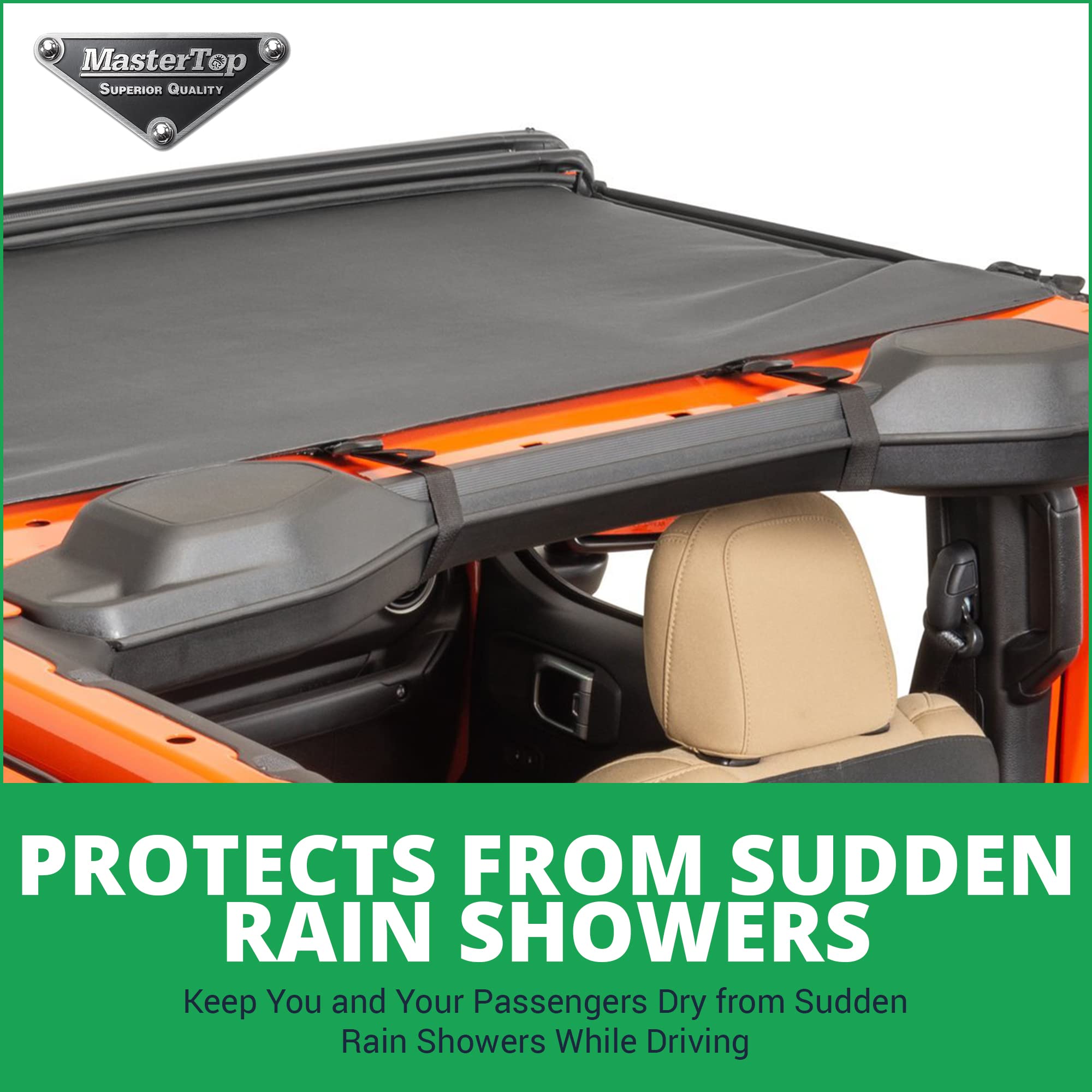Snapklik.com : MasterTop Bimini Top Sunshade - Fits Jeep Gladiator JT ...
