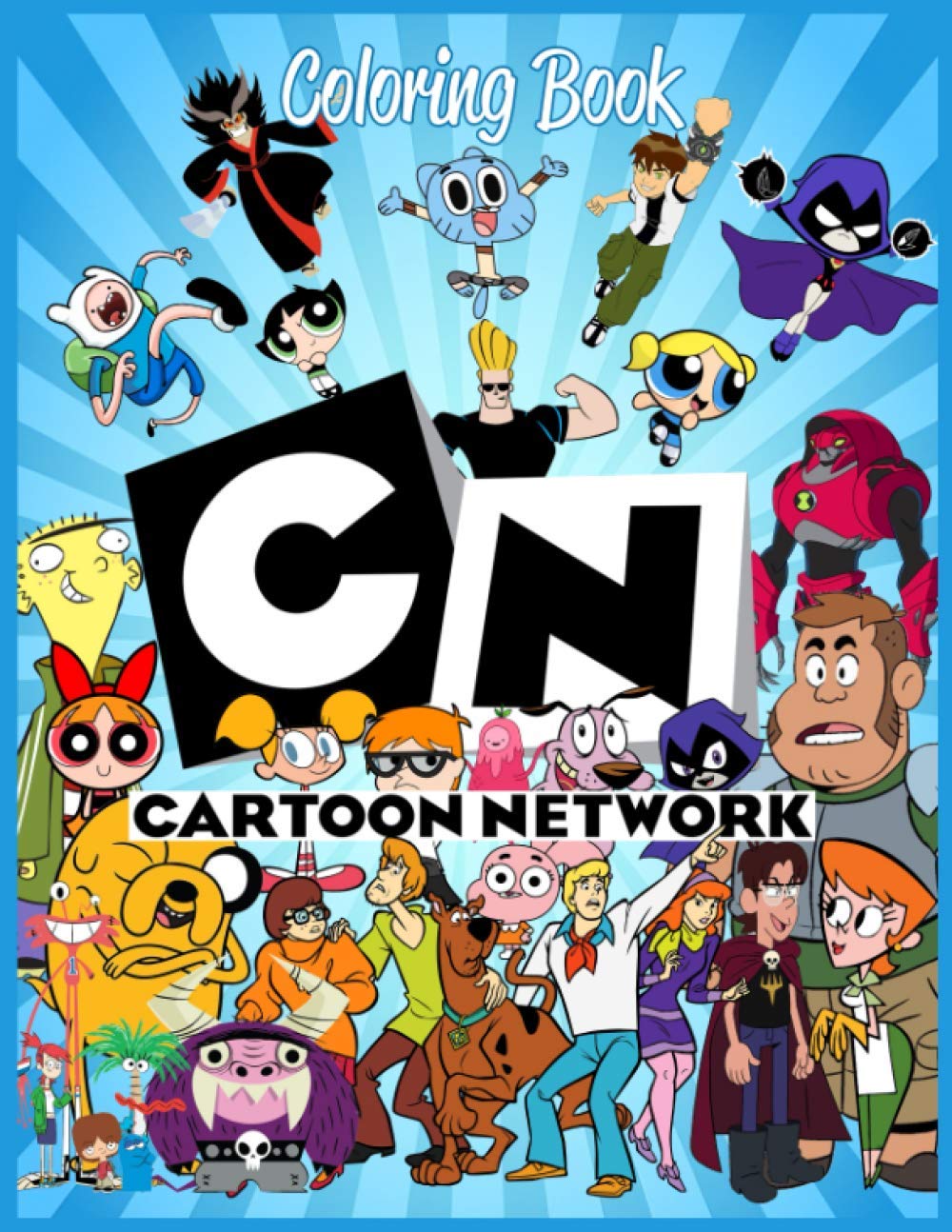 Buy Cartoon Network Coloring Book: Retro Coloring Books For Kids With ...
