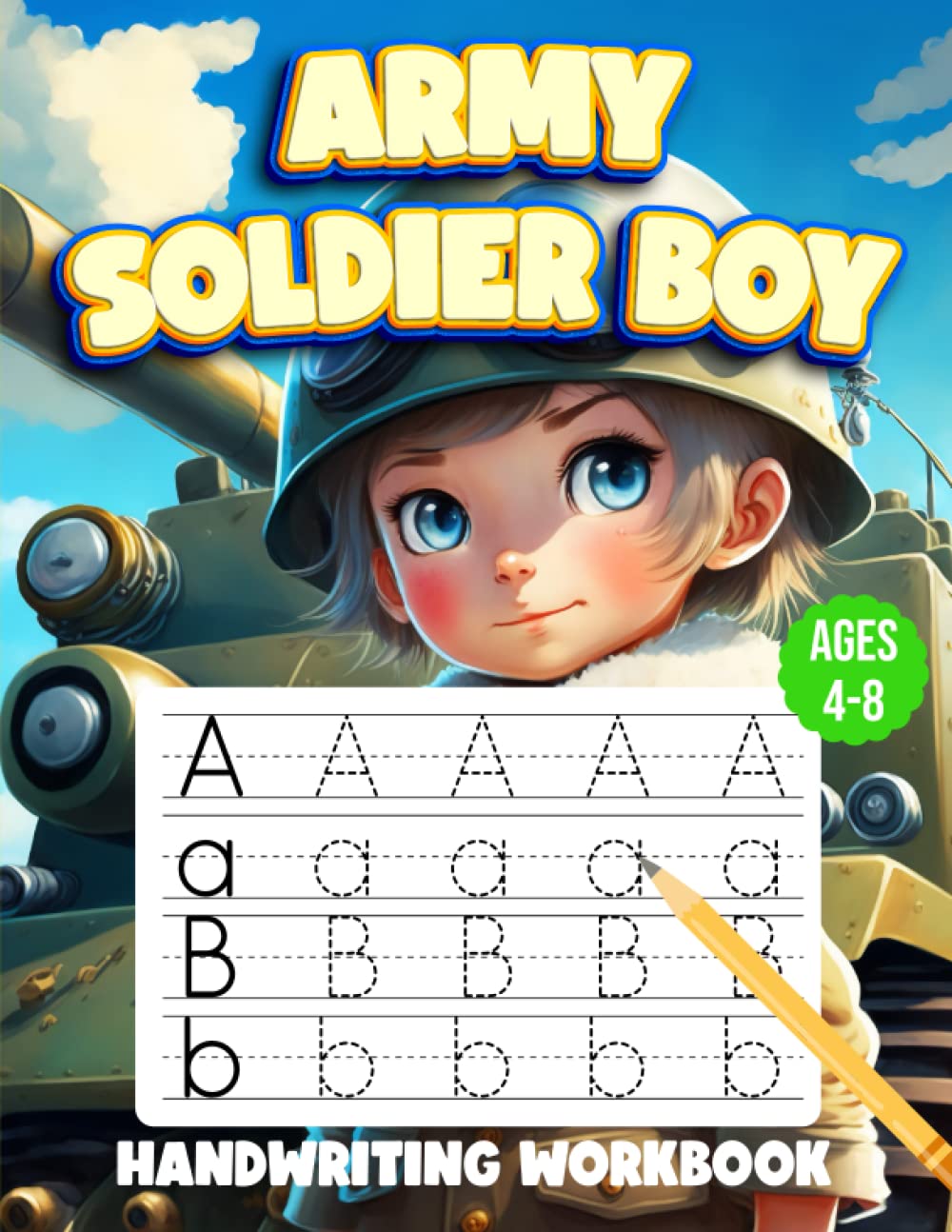 Army Soldier Boy Handwriting Book: Amazon.co.uk: Barraclough, Nancy ...