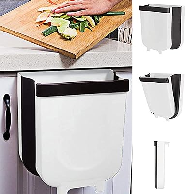 MaoXinTek Cubos de Basura Plegable Colgando 9L Extraible Basurero para ...