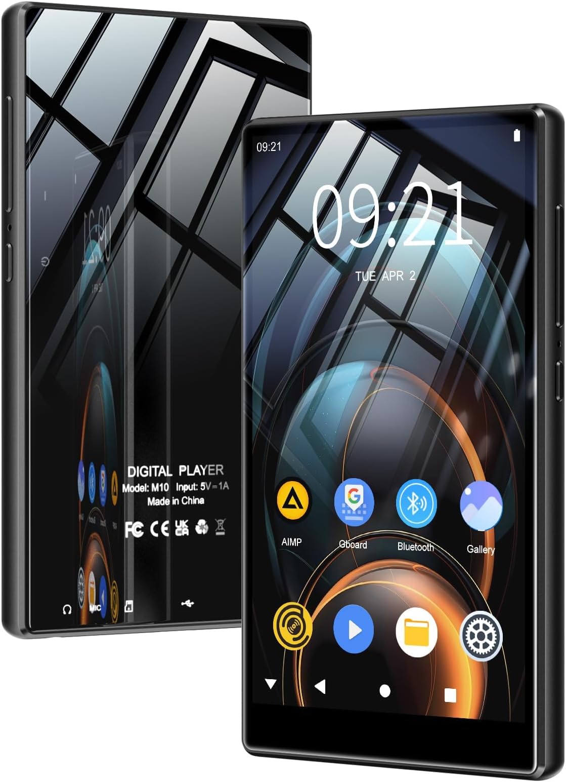 Amazon.com: 80GB MP3 Player with Bluetooth and WiFi, 5-inch Android HD ...