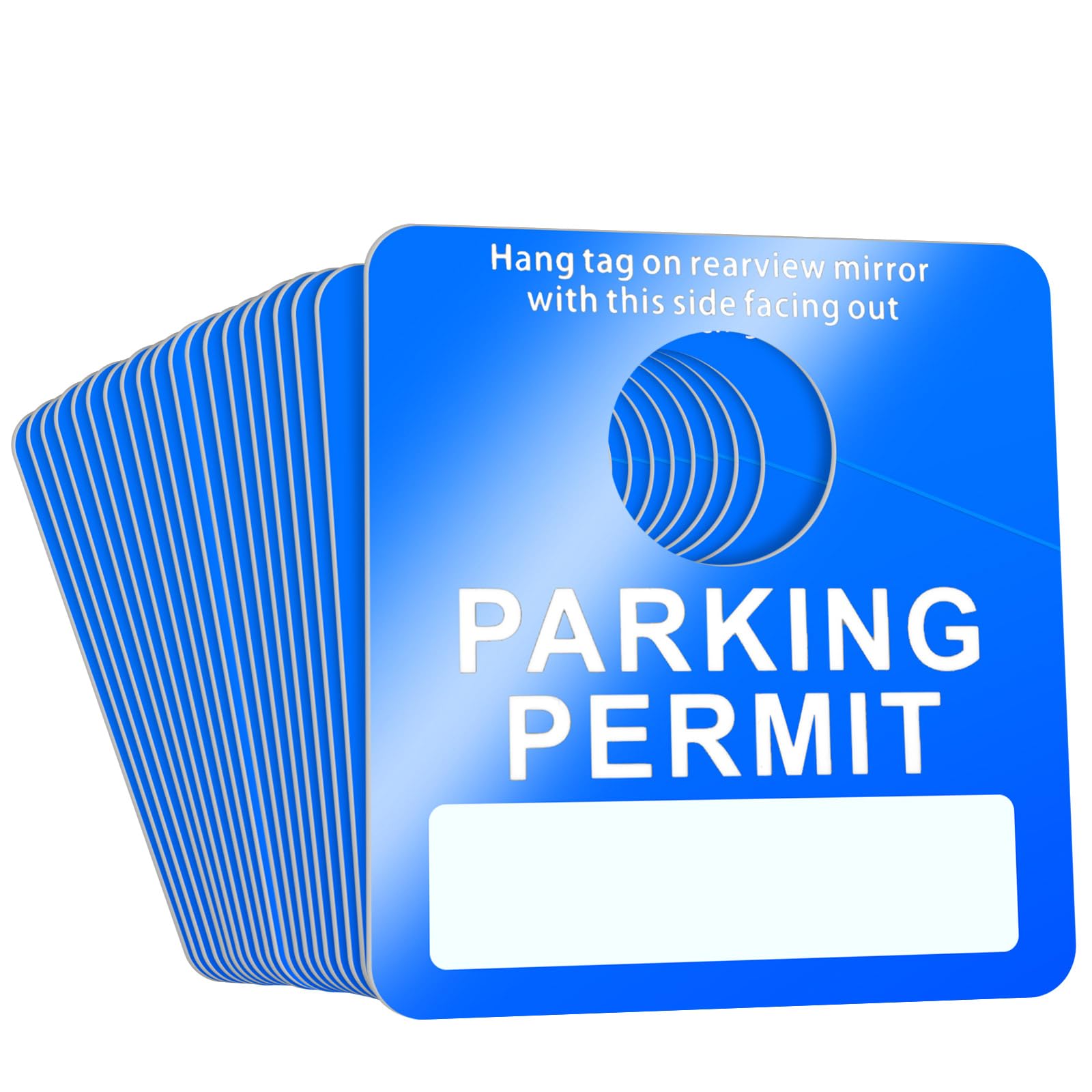 Hanging Tags For Parking Permit 100 Pack Parking Permit Hang Tags ...
