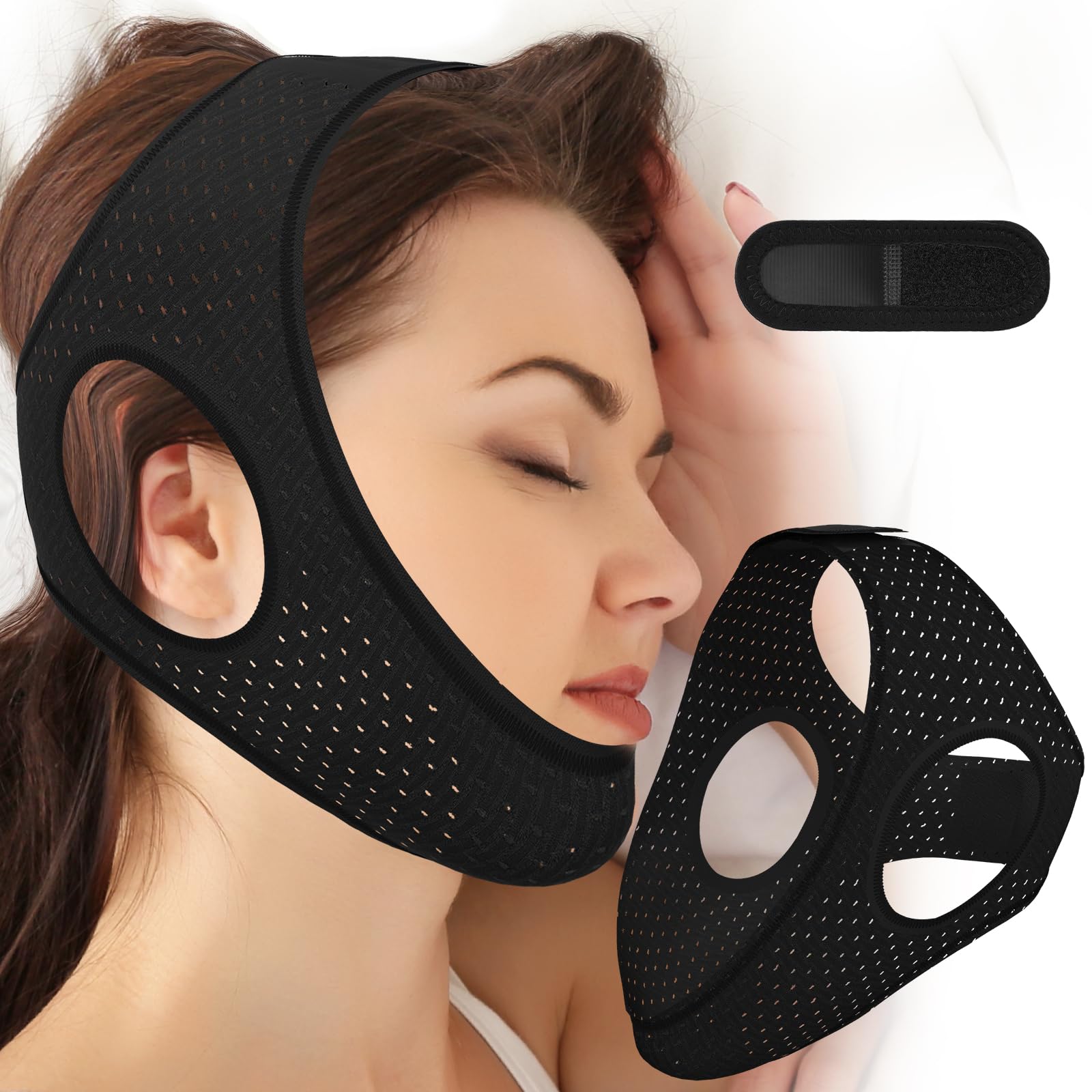 Amazon.com: Anti Snoring Devices, Effective Airflow Jaw Strap for Sleep ...