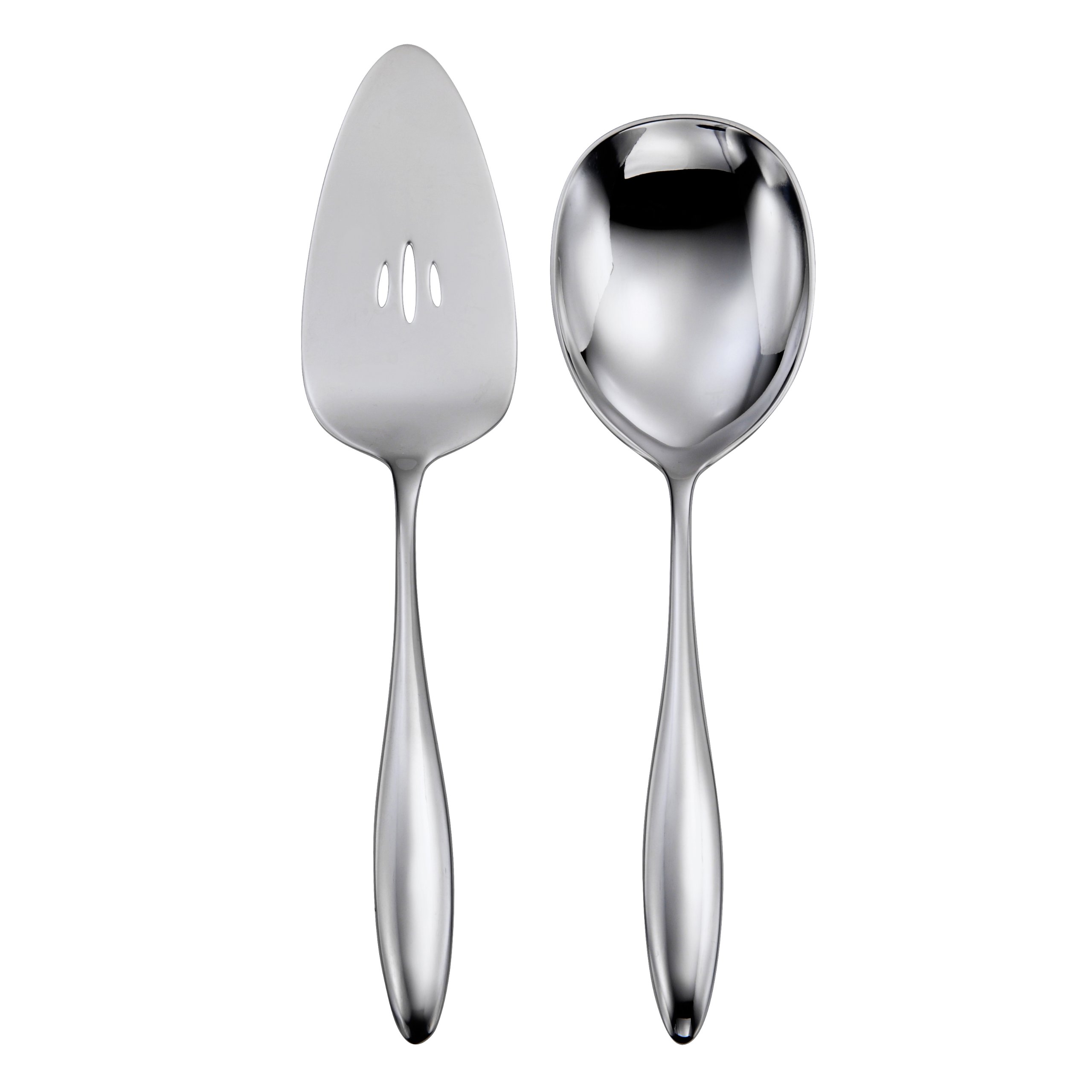 Snapklik.com : Asteria 2-Piece Flatware Entertainment Set