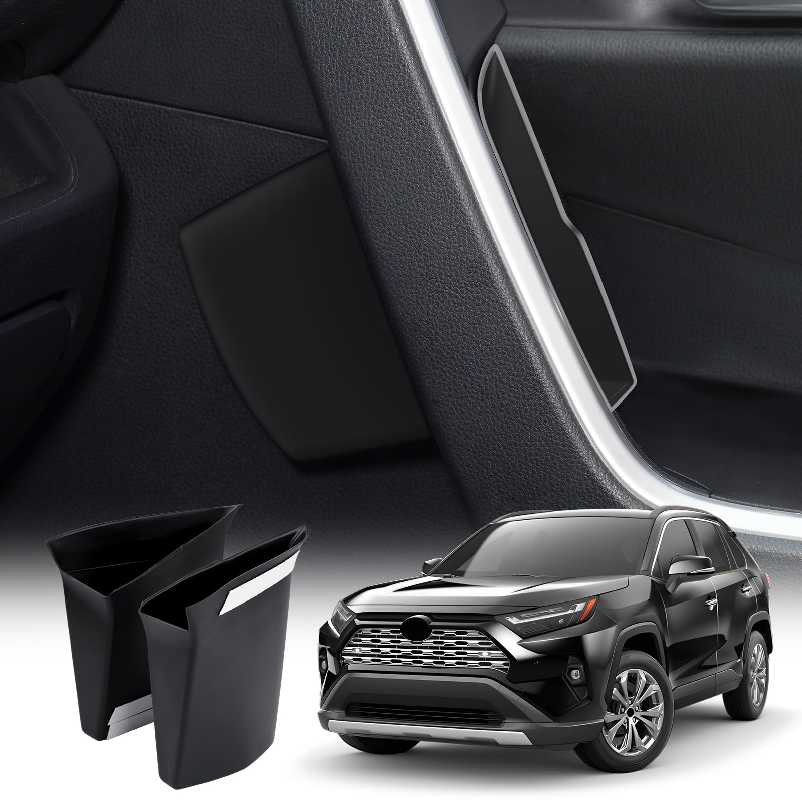 Snapklik.com : Powerty Door Handle Storage Box For 2019-2025 Toyota ...