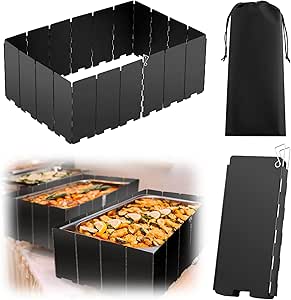 Amazon.com: MorningRo 1 Pcs 20 Plate Chafing Dish Wind Stove Camping ...