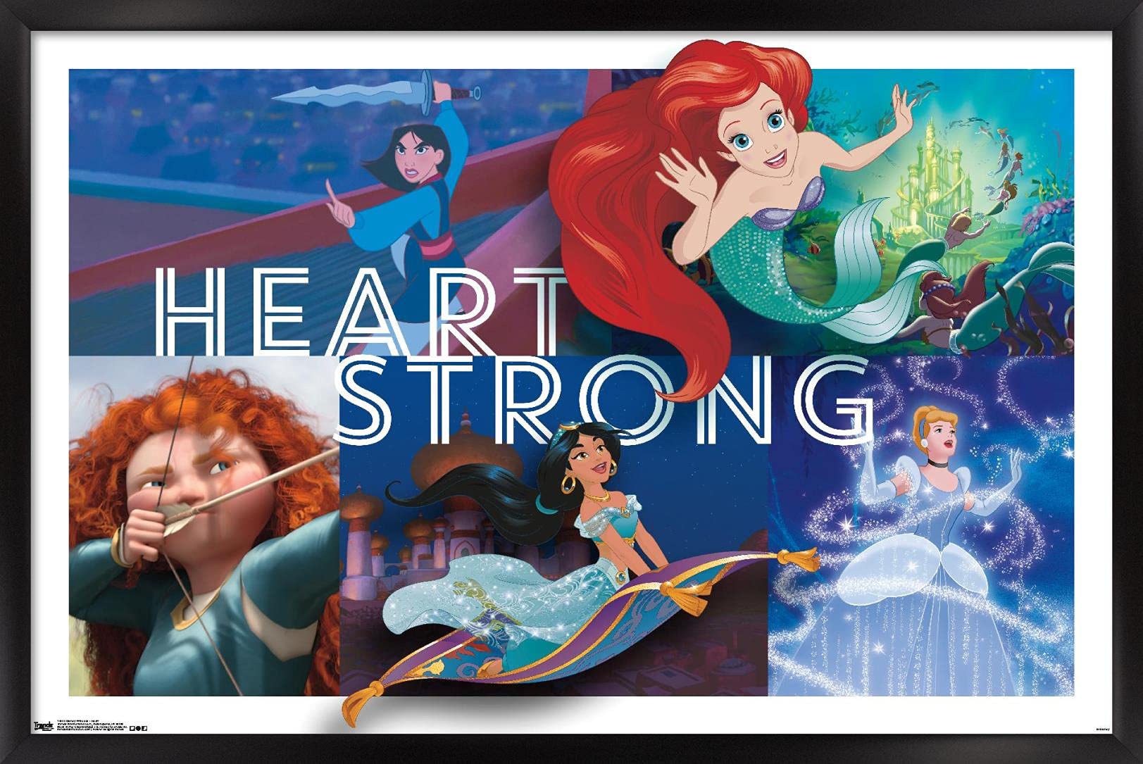 Amazon.com: Trends International Disney Princess - Heart Wall Poster ...