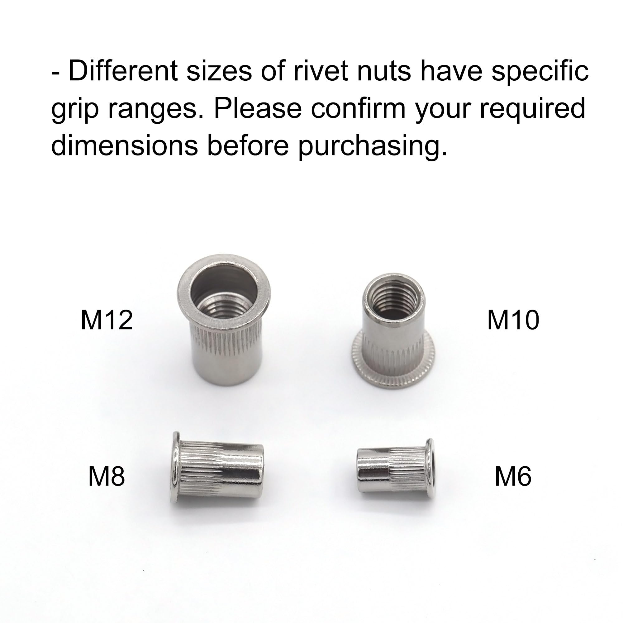 Hex Socket Mounting Hardware MroMax M6x15mm Nickel Plated Insert Nuts ...