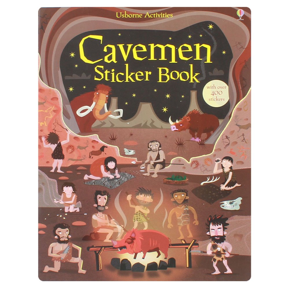 Cavemen Sticker Book (Sticker Books): Amazon.co.uk: Fiona Watt, Paul ...